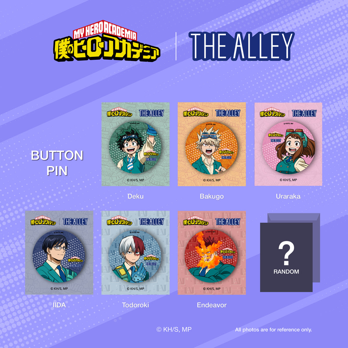 My Hero Academia - Button Pin – The Alley Canada